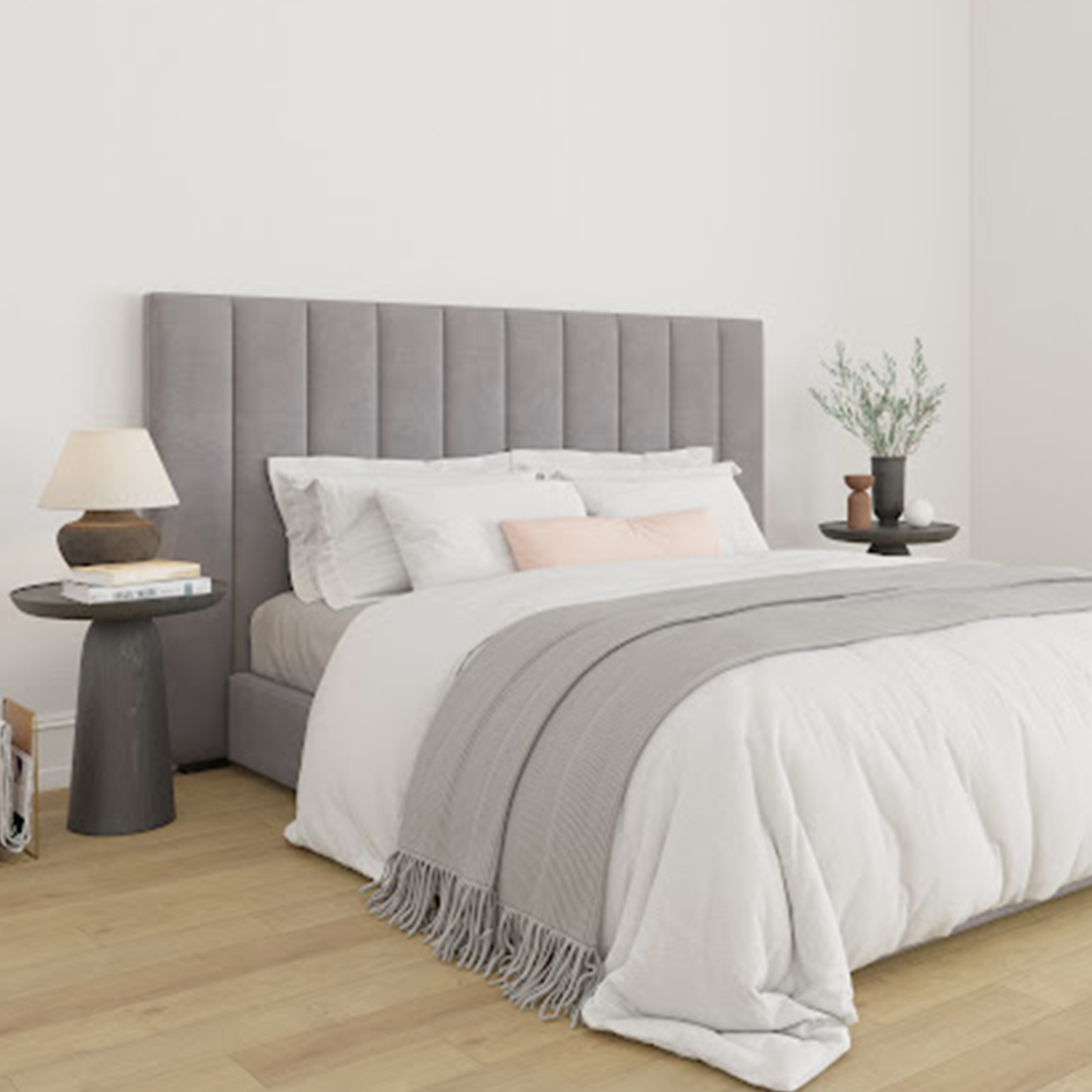 LEXI Panelled Bed Head – Beds By Design